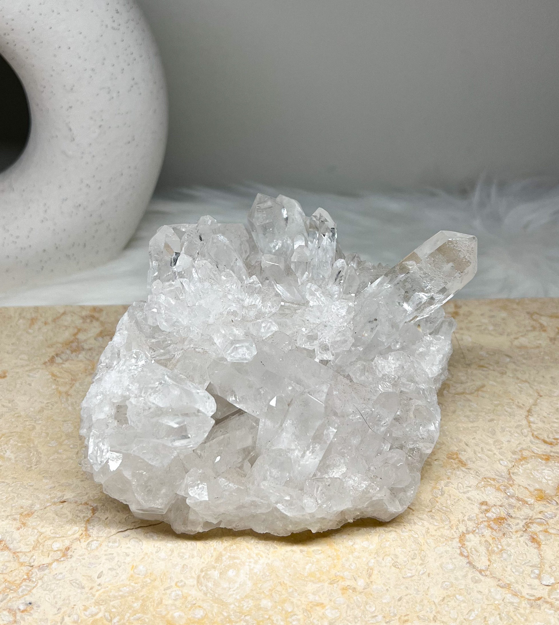 Clear Quartz Cluster – Night Crystals